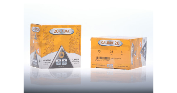 GB Ammunition, 20-Gauge, 25 gr, #6 [25]