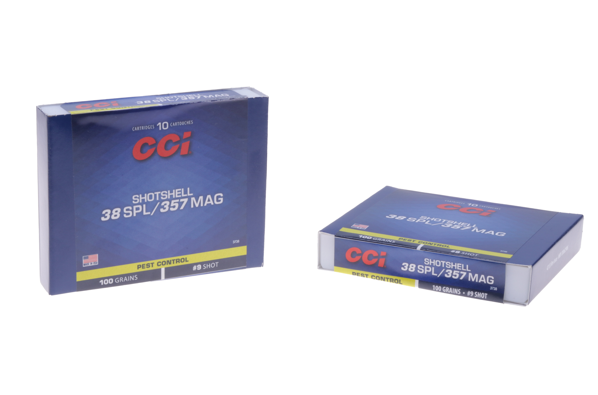 CCI Ammunition, .38 Special / .357 Magnum, 100 gr, 9 Shot, Pest Control ...