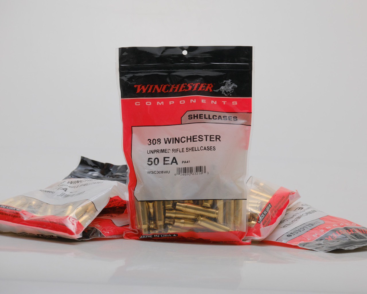 Winchester 308 Win Unprimed, New Brass [50]