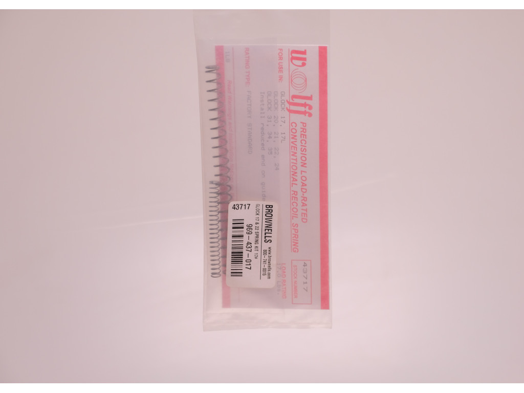 Wolff Gunsprings Recoil Spring Kit For Glock 17, 17L, 20, 21, 22