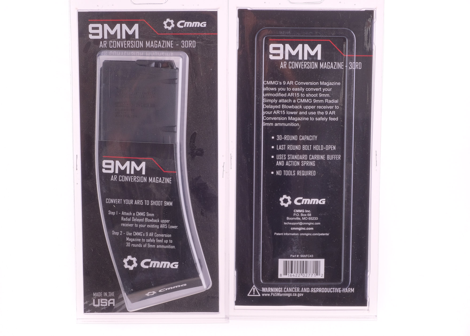 CMMG 9mm, AR Conversion magazine, 30 Round
