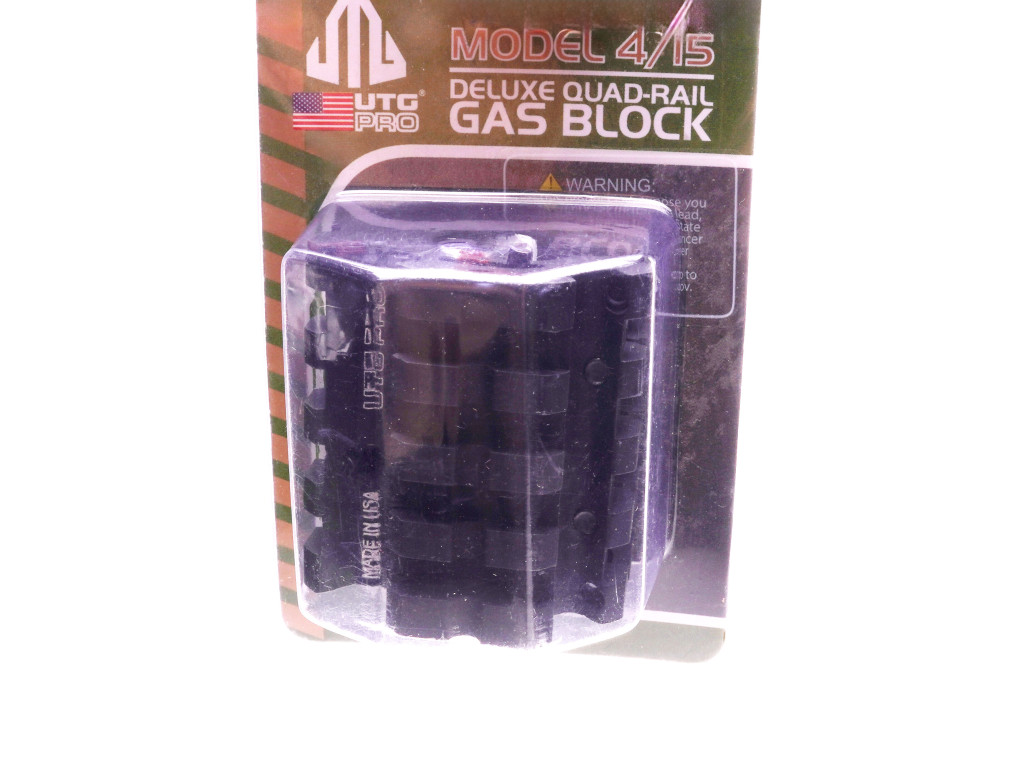 UTG AR-15, Low Profile Quad Rail Gas Block